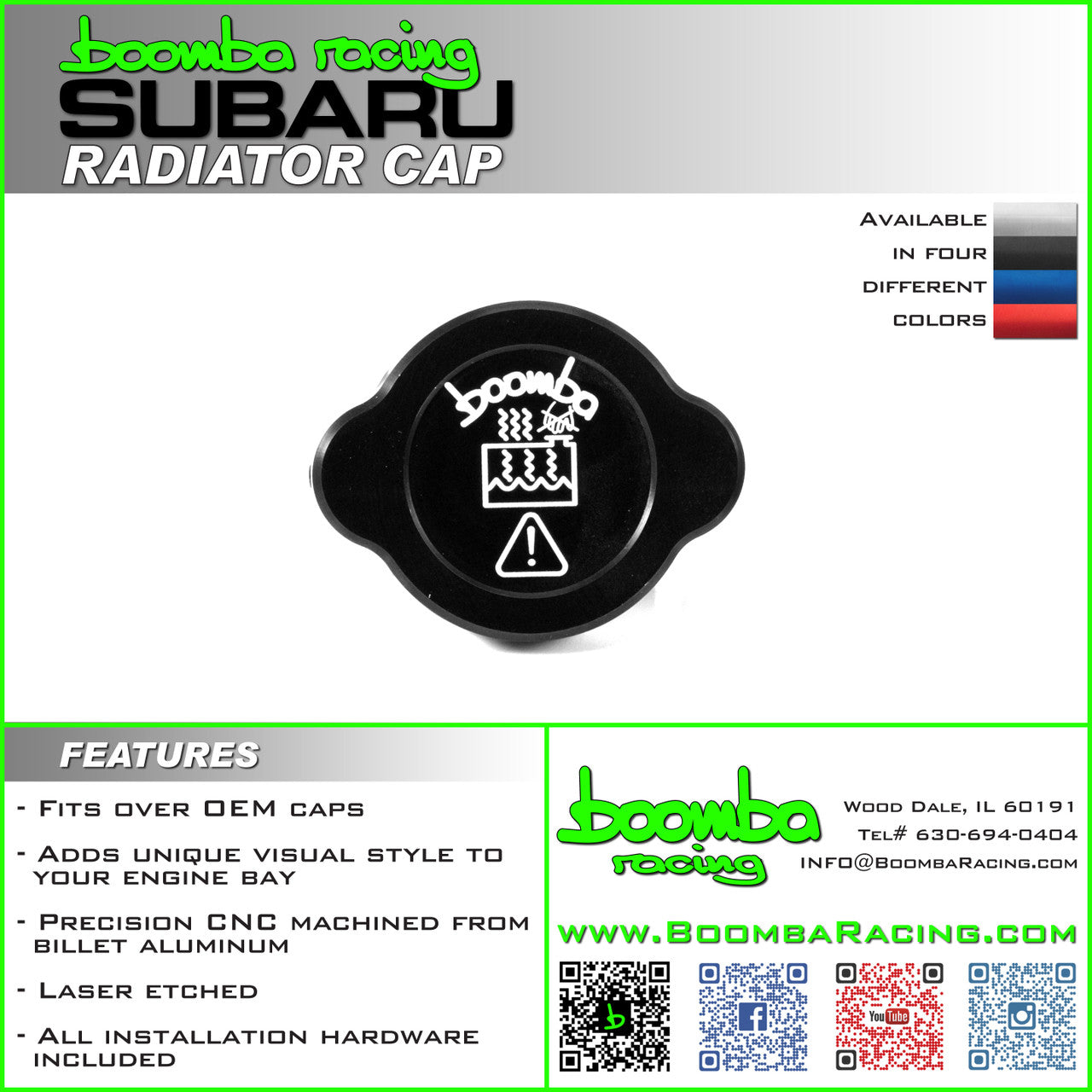 SUBARU RADIATOR COVER CAP - SBX Performance